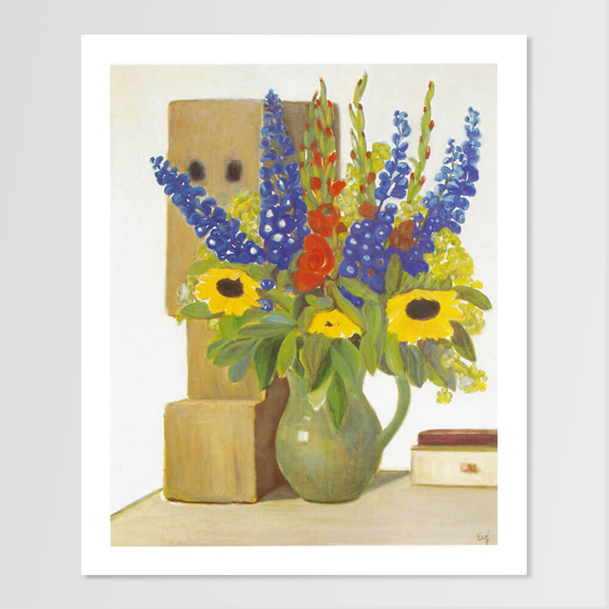 Klotz mit Blumen – Größe M - Art Print Verlag